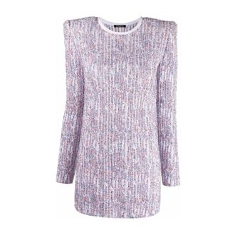Balmain Mini Kleid - - Dresses - Damen - Mehrfarbig - M