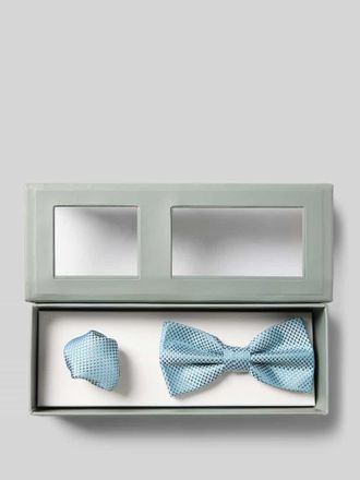 Roy Robson Fliege aus Seide im Set mit Einstecktuch