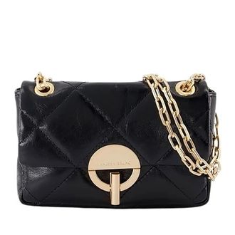 Vanessa Bruno Hobo Bags - Nano Moon Bag- Vanessa Bruno - Leather - Black - Gr. unisize - in Schwarz - f&uuml;r Damen
