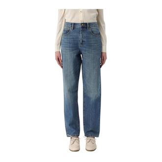 Tory Burch Femme, Jeans, Bleu, Taille: W25 Jean Élegant Jambe Droite