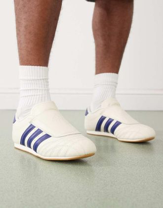 adidas Originals Taekwondo - Baskets - Blanc cassé et bleu