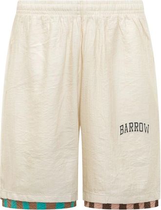 Barrow Barrow, Homme, Shorts, Beige, Taille: S Shorts en Popeline