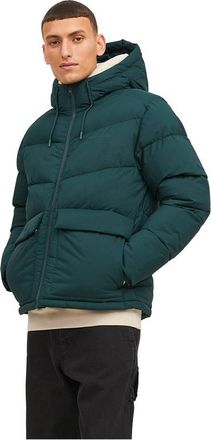 Jack & Jones Herren JORCOLE Jacket SN Jacke12238915,Black/Detail:check,S