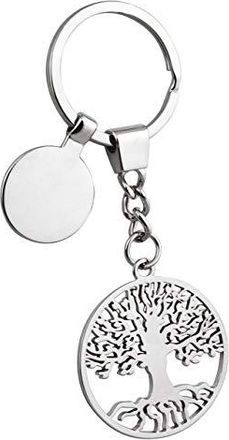 TEN Porte clés arbre de la vie avec jeton cod.EL7943 cm 10,5x4x0,7h by Varotto & Co