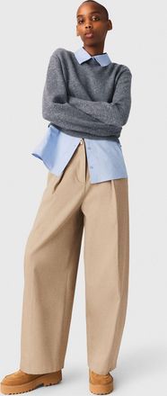 Maje Balloon-hose Aus Baumwolle - Beige - Maje