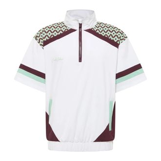 Carlo Colucci Tracksuit T-shirt Match Point - - Sport - Herren - Wei&szlig; - M