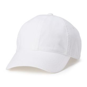 Amazon Essentials Herren Washed Cotton Baseball Cap, Wei&szlig;, Einheitsgr&ouml;&szlig;e