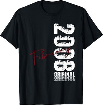 Generic 18. Geburtstag Februar 2008 Klassischer Jahrgang T-Shirt