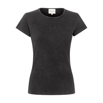 MY ESSENTIAL WARDROBE Mandy T-Shirt - - Tops - Damen - Schwarzk - XS
