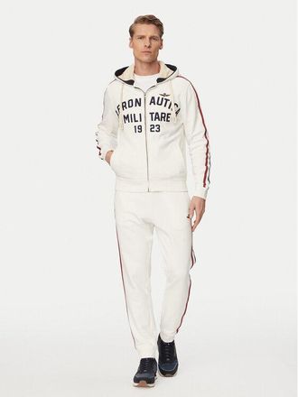 Aeronautica Aeronautica Militare Jogginganzug 261TF0107UF00677 Wei&szlig; Regular Fit