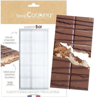 ScrapCooking Backform für Schokoladentafeln - halbstarre Backform - 6761