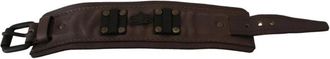 Ermanno Scervino Authentisches Unisex-Armband aus Leder - - Accessories - Damen - Braun - ONE SIZE