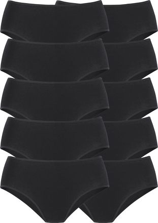 Petite Fleur Goin Damen Jazzpants Slips von | 10 St&uuml;ck (44/46, bunt (5X schwarz | 5 x wei&szlig;))