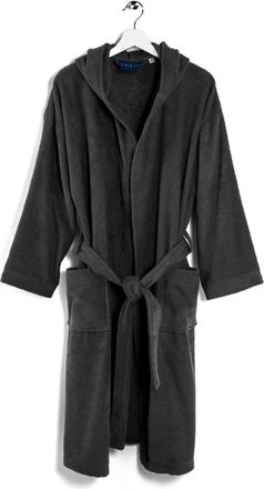 Caleffi Bademantel Herren - Bademantel aus Baumwoll-Frottee - Bademantel für Herren Frottee mit Kapuze - weich und saugfähig, schnell trocknend