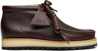 Clarks Bottes de scout Wallabee, marron, 42 EU