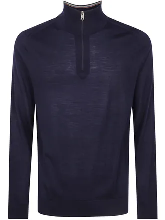 Paul Smith Sweater Zip Neck M1r.971Z. W03154