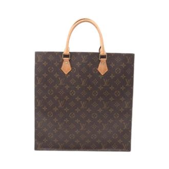 Louis Vuitton Pre-owned Sac Plat Monogram Beschichtete Canvas Tote Bag - - Pre-owned - Damen - Braun - ONE SIZE