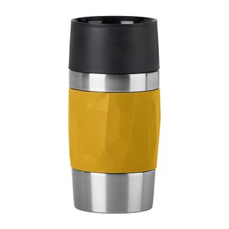 Emsa N21610 Travel Mug Compact Thermo/Isolierbecher aus Edelstahl | 0,3 Liter | 3h hei&szlig; 6h kalt | BPA-Frei | 100% dicht | auslaufsicher | 360&deg;-Trink&ouml;ffnung
