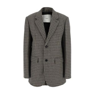 Dunst Klassischer 2-Knopf-Wollblazer - - Jackets - Damen - Beige - M