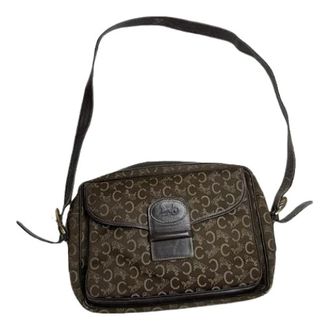 Celine Sac bandouli&egrave;re en tissu Pre-owned - Femme - Pre-owned - Brun - Taille: ONE Size