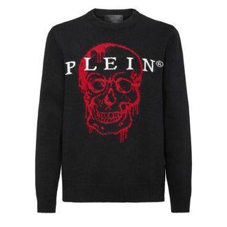 Philipp Plein Herren, Strickwaren, Schwarzk, XLGr&ouml;&szlig;e