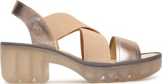 FLY London Sandalen Fly London Tajifly P501502 Goldfarben