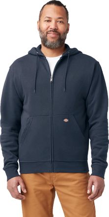 Dickies Herren Kapuzenpullover mit Durchgehendem Rei&szlig;verschluss Fleece-Jacke, Dunkles Marineblau, Medium