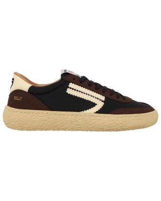 Puraai Vegane Low Top-Sneaker mit Streifenakzenten in