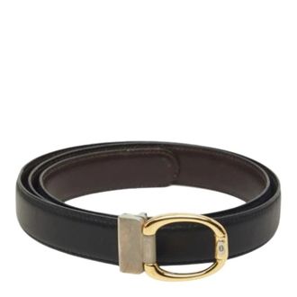 Gucci Ceinture en cuir vintage Pre-owned - Femme - Pre-owned - Noir - Taille: ONE Size