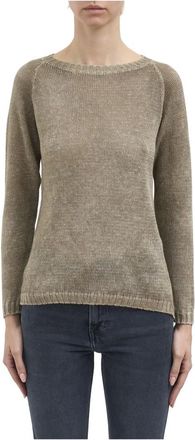 Avant Toi Femme, Pulls, Brun, Taille: 38 FR Maglia Collo a Barchetta