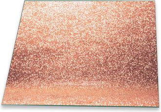 Decorwelt Herdabdeckplatte Abdeckung Ceranfeld Abdeckplatte Schneidebrett 1-Teilig 60x52 Abstraktion Orange Spritzschutz Glasplatte Ceranfeldabdeckung Schutz He