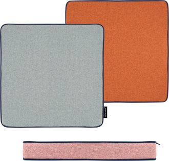 Remember Sitzkissen Peanut - B 40 x T 40 x H 5 cm - 4-farbiges Kissen inkl. Füllung