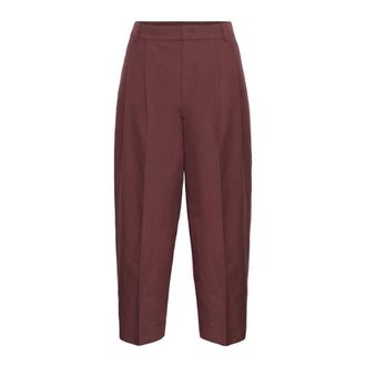 Part Two Wide Hosen - - Trousers - Damen - Rot - M