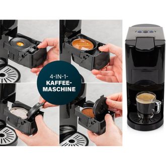 Princess Kapselkaffeemaschine 19bar 4in1 f&uuml;r Kapseln, Pads & Kaffeepulver