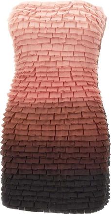 Elisabetta Franchi Femme, Robes, Multicolore, Taille: 38 FR Mini-robe en tulle d&eacute;grad&eacute;
