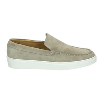 Giorgio Taupe Wildleder Slip-On Schuhe - - Shoes - Herren - Beige - 45 EU