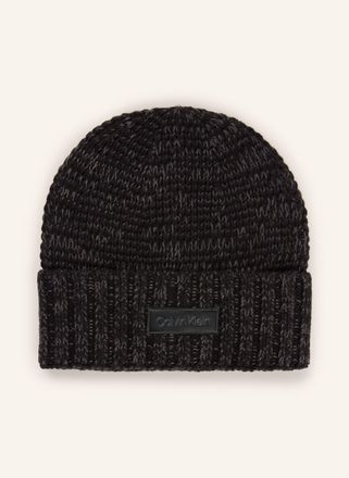 Calvin Klein M&uuml;tze Marl schwarz