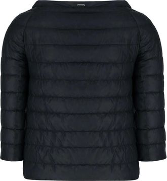 Herno Femme, Vestes, Bleu, Taille: 38 FR Quilted Jacket