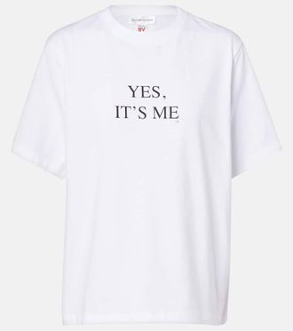 Victoria Beckham T-shirt Slogan en coton