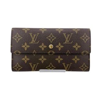 Louis Vuitton Portefeuille Vintage en Toile Pre-owned - Femme - Pre-owned - Brun - Taille: ONE Size