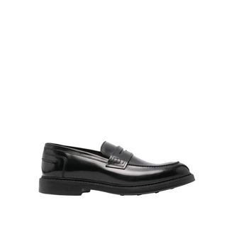Doucal's Penny Adler Leder Mokassin Schuh - - Shoes - Herren - Schwarzk - 44 EU