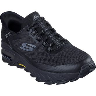 Skechers Max Protect Assembly Textil Herren Schwarz Wander Schuhe
