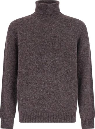 Brunello Cucinelli Pull &agrave; col roul&eacute; - Homme - Pulls - Gris - Taille: M