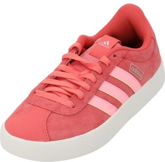 adidas Femme VL Court Shoes, Scarlet/Pink Spark/Almost Yellow, 37 1/3 EU