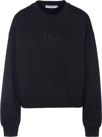 Dolce & Gabbana Damen, Sweatshirts & Hoodies, Schwarzk, MGr&ouml;&szlig;e