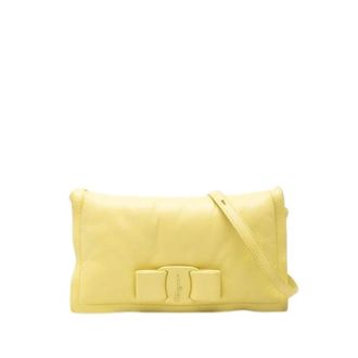 Ferragamo Pre-owned Viva Bow - - Pre-owned - Damen - Gelb - ONE SIZE