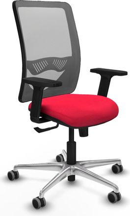 Piqueras y Crespo Home Office Stuhl Zulema mit 2D-Armlehnen, h&ouml;henverstellbare Lendenwirbelst&uuml;tze, ausgestattet mit 3 Positionen und Schneidschaum, mit Rollen von 65 mm