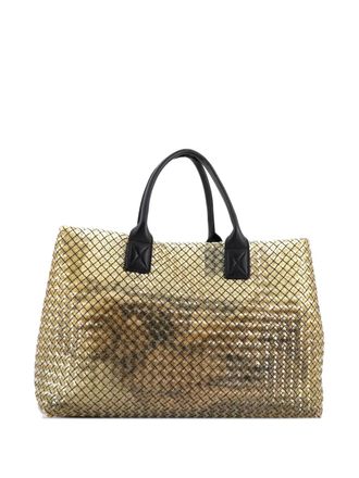 Bottega Veneta Cabat Intrecciato PVC Medium tote bag - Marron