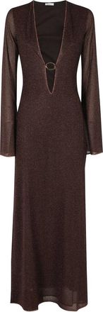 Os&eacute;ree Femme, Robes, Brun, Taille: 38 FR Lumiere O-Long Kaftan