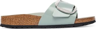 Birkenstock Pantoletten Birkenstock Madrid Big Buckle Hex 1031788 Gr&uuml;n